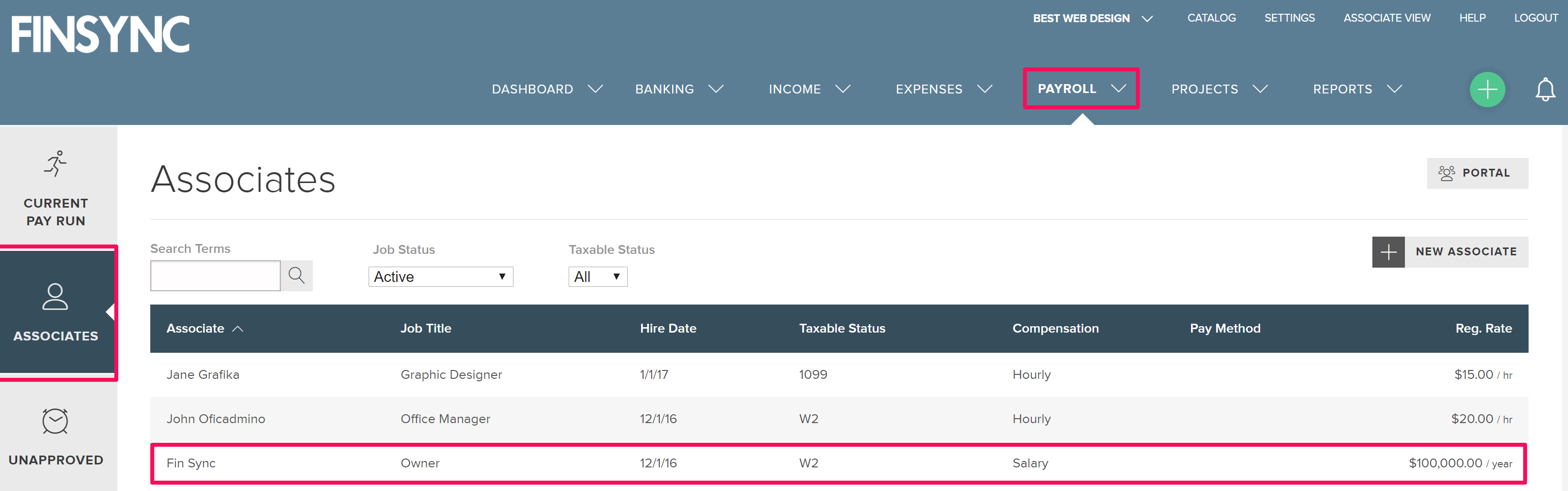 How to Set Up Employee Benefits to be Paid Outside of FINSYNC